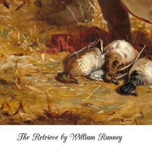 The Retrieve by William Ranney; 18x24" Ready-to-frame Print (picture ...