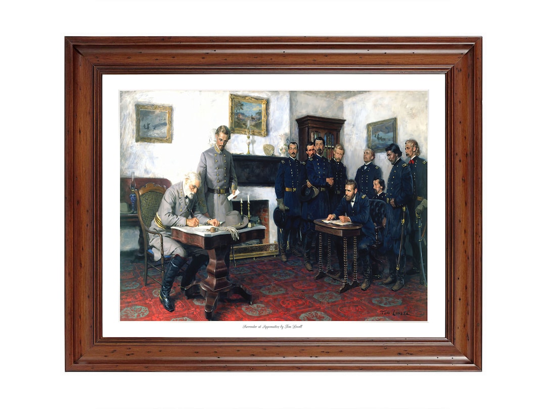 Surrender at Appomattox; 18x24" Ready-to-frame Print (picture Frame Not ...