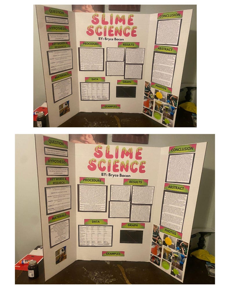 Slime Science Project, Science Fair Project, Kid Science Project ...
