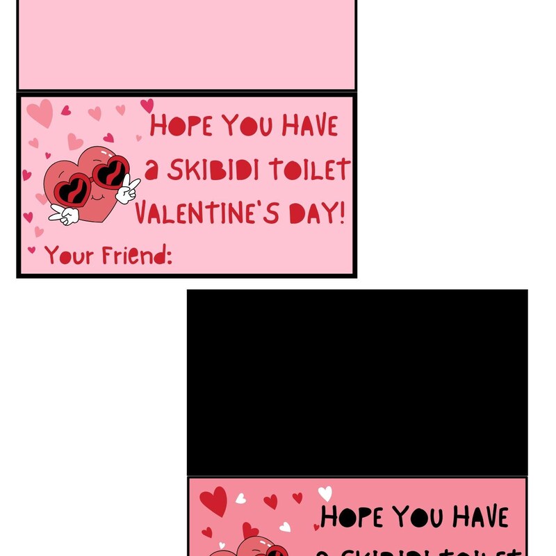 Skibidi Toilet Cards - Etsy