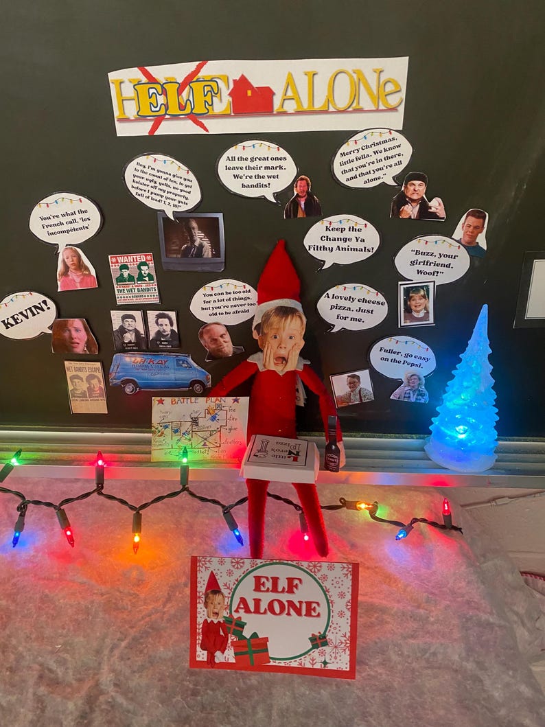 Home Alone ELF Kit, Home Alone Scene, Home Alone Movie Night, Home ...