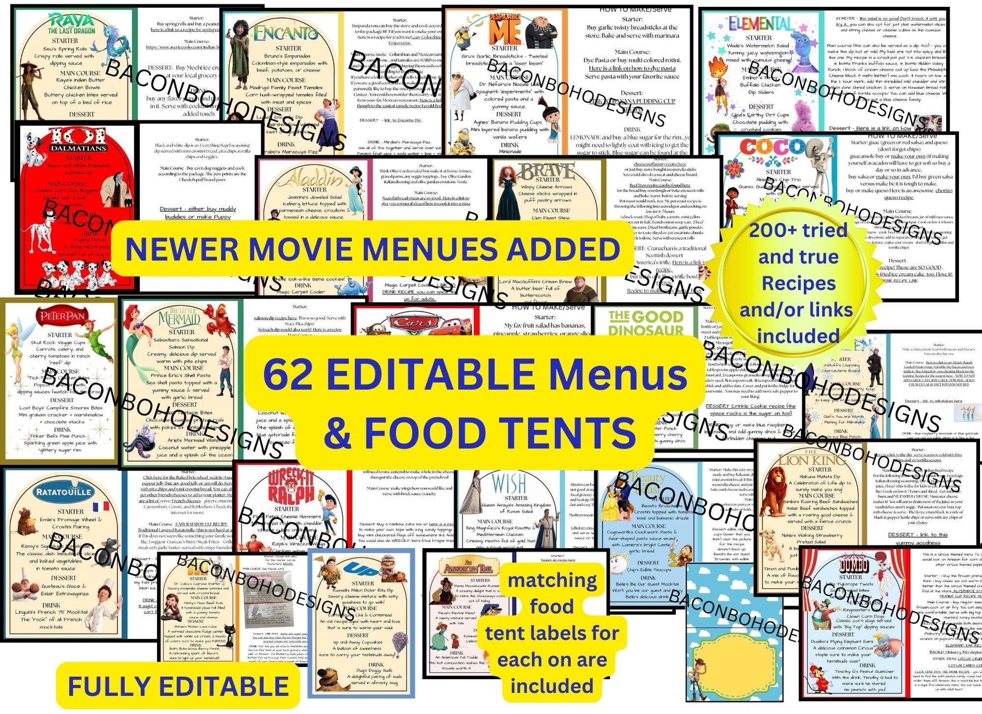 62 Editable Dinner and a Movie Night Menus, Mystery Movie Night Ideas ...