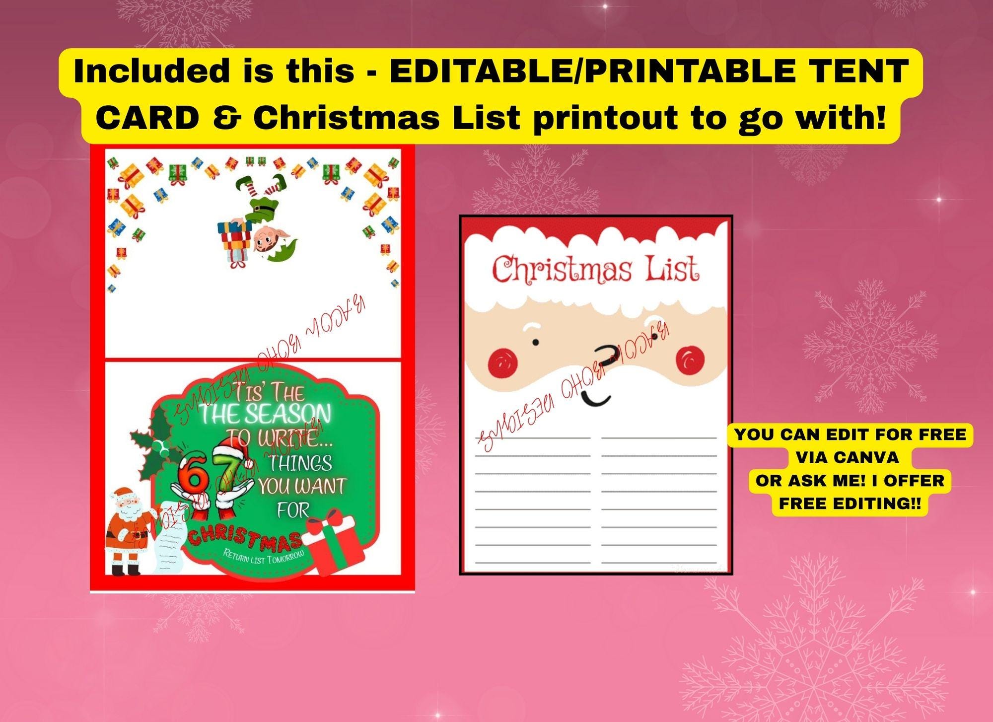 Elf 67 Bundle, Elf 67 Printables, Elf 67 Sign, Elf Slang, Elf ...
