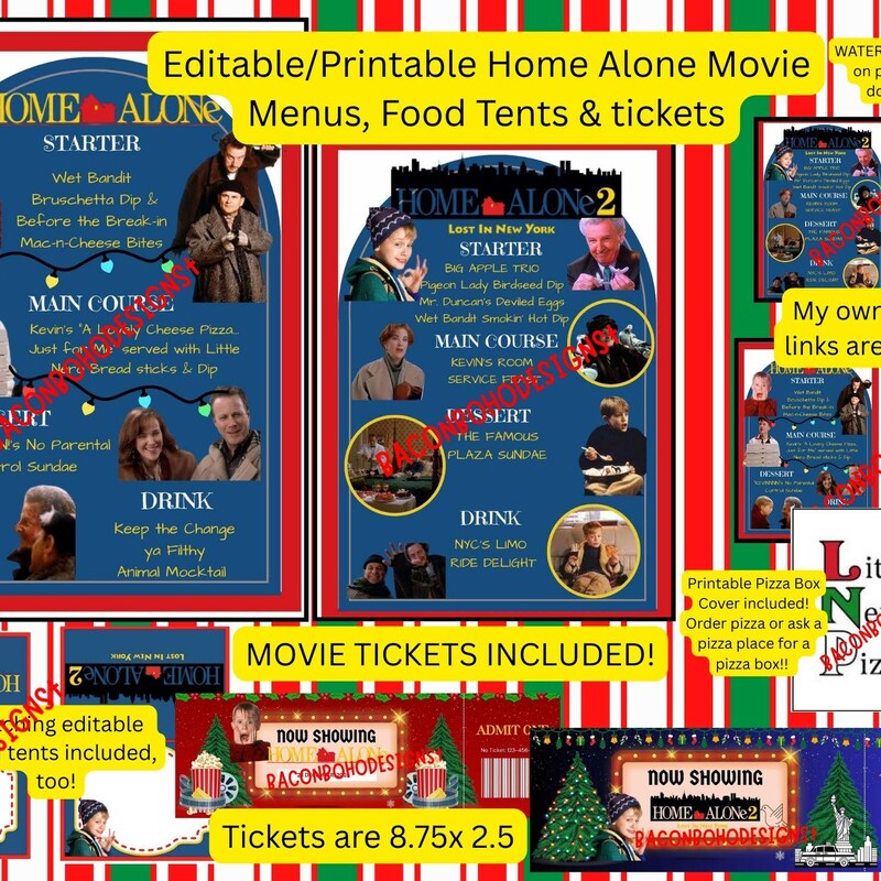 Home Alone Movie Night - Etsy