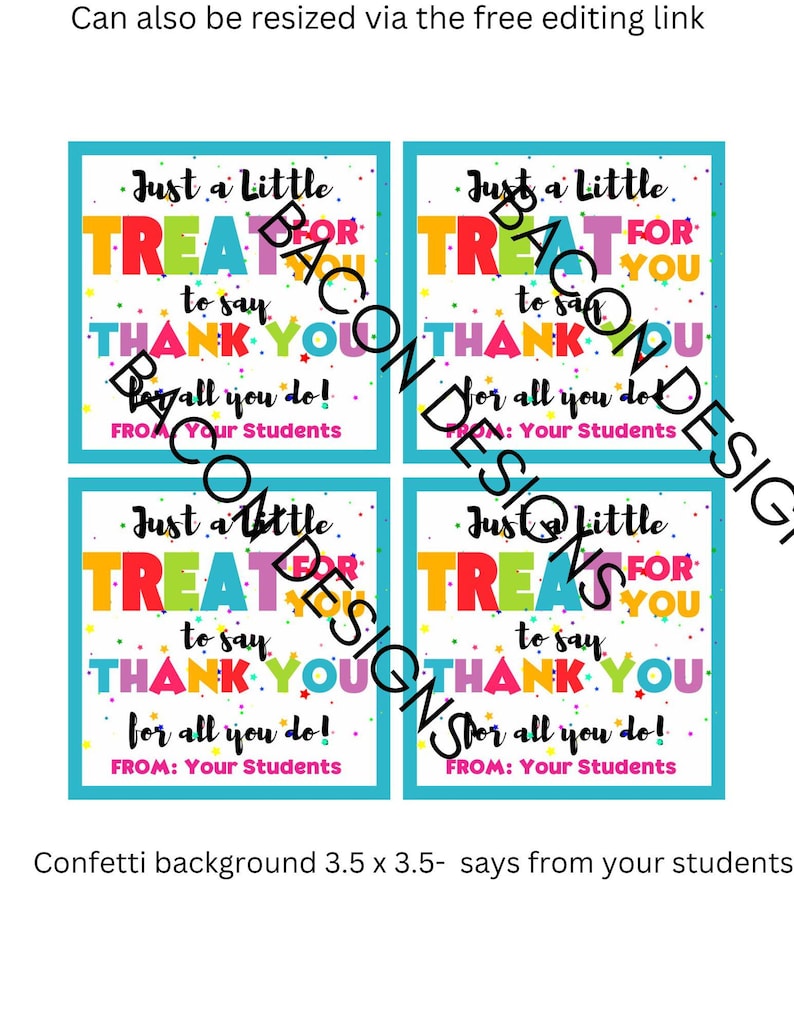 Printable Gift Tags, Teacher Appreciation Gift, Teacher Gift, Employee ...