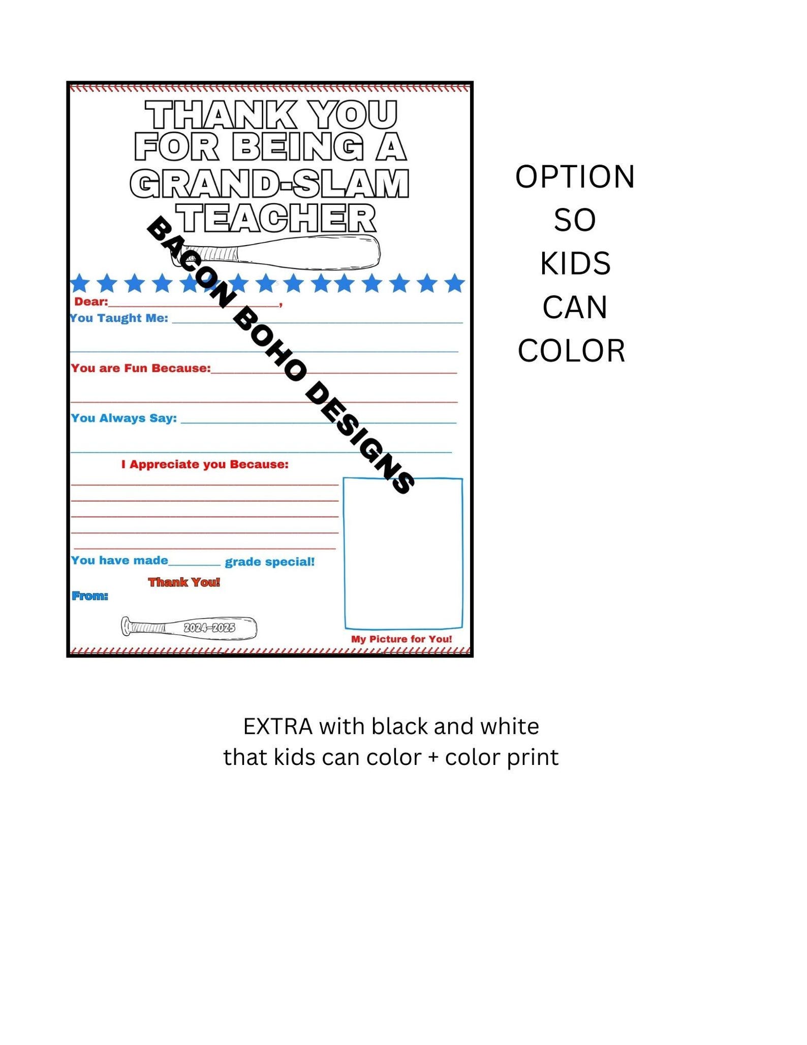 Teacher Appreciation Worksheet; Teacher Gift; Teacher Appreciation Gift ...