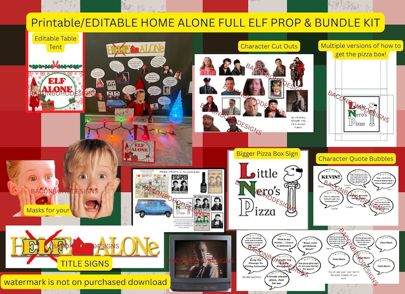 Home Alone ELF Kit, Home Alone Scene, Home Alone Movie Night, Home ...