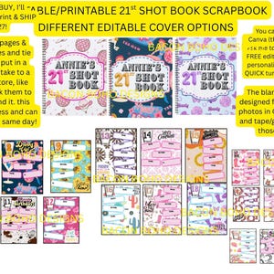 Shot Book Page Ideas - Etsy