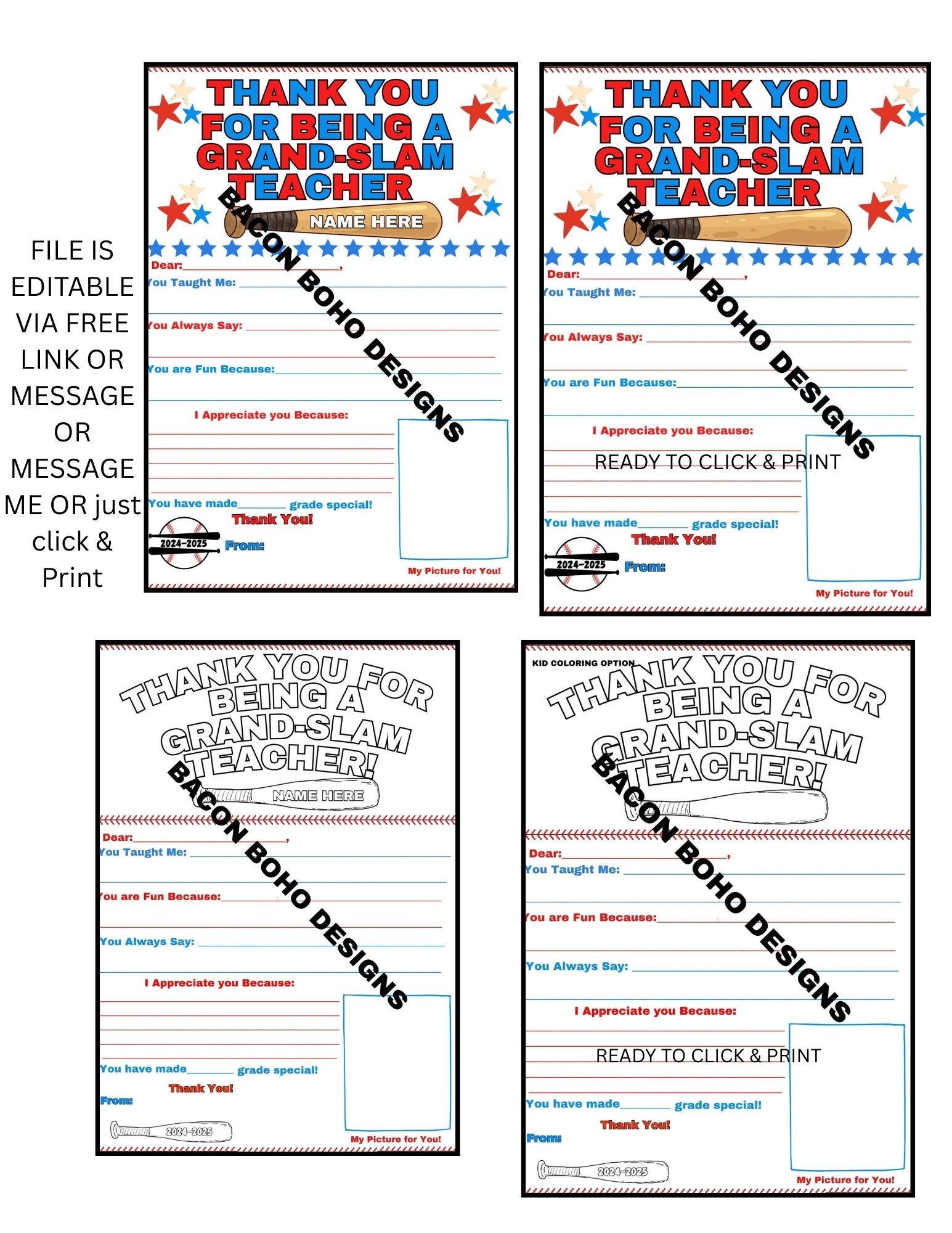 Teacher Appreciation Worksheet; Teacher Gift; Teacher Appreciation Gift ...