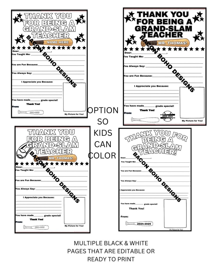 Teacher Appreciation Worksheet; Teacher Gift; Teacher Appreciation Gift ...
