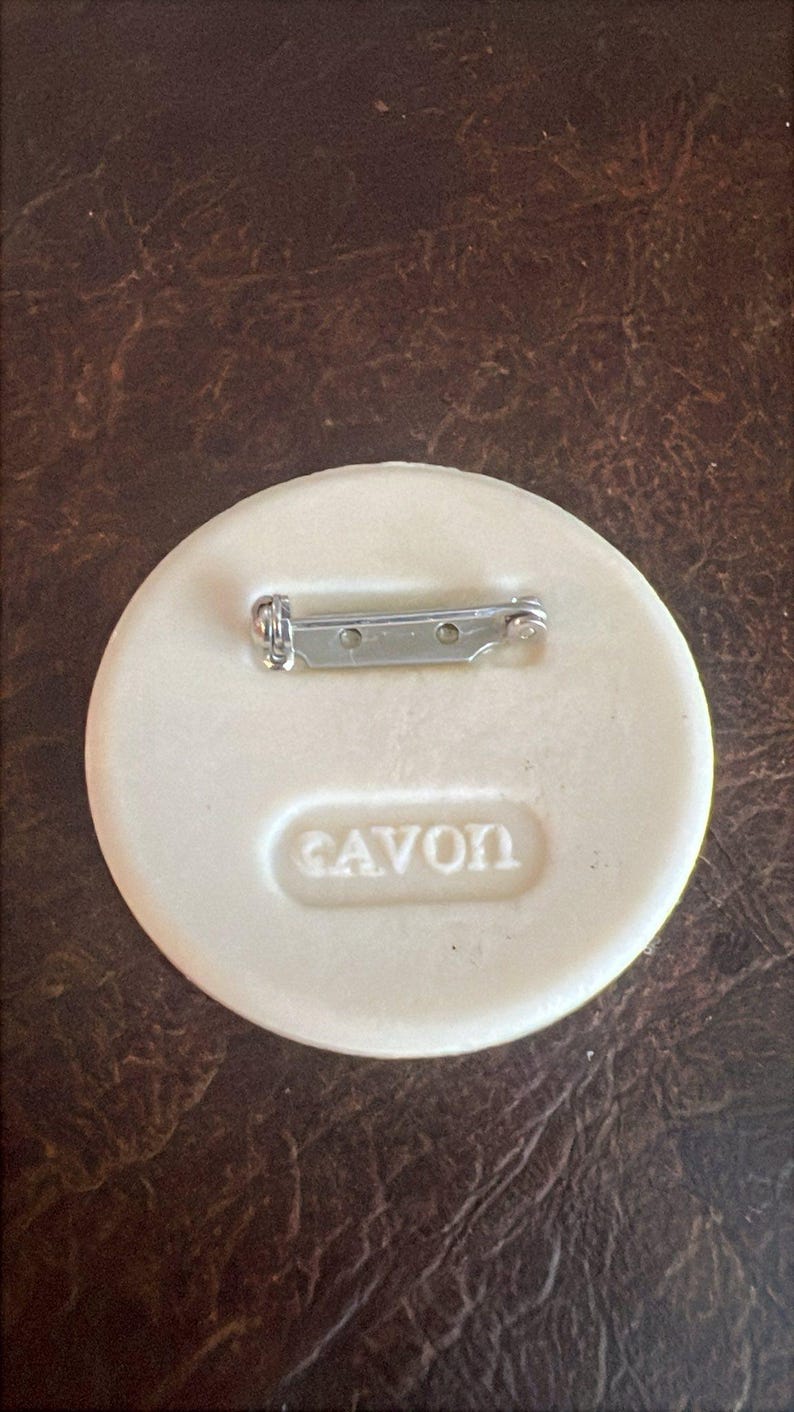 Signed Vintage Avon Pin With Flower Detail 2000 - Etsy