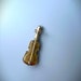 Unique Violin Pin Gold Toned - Etsy
