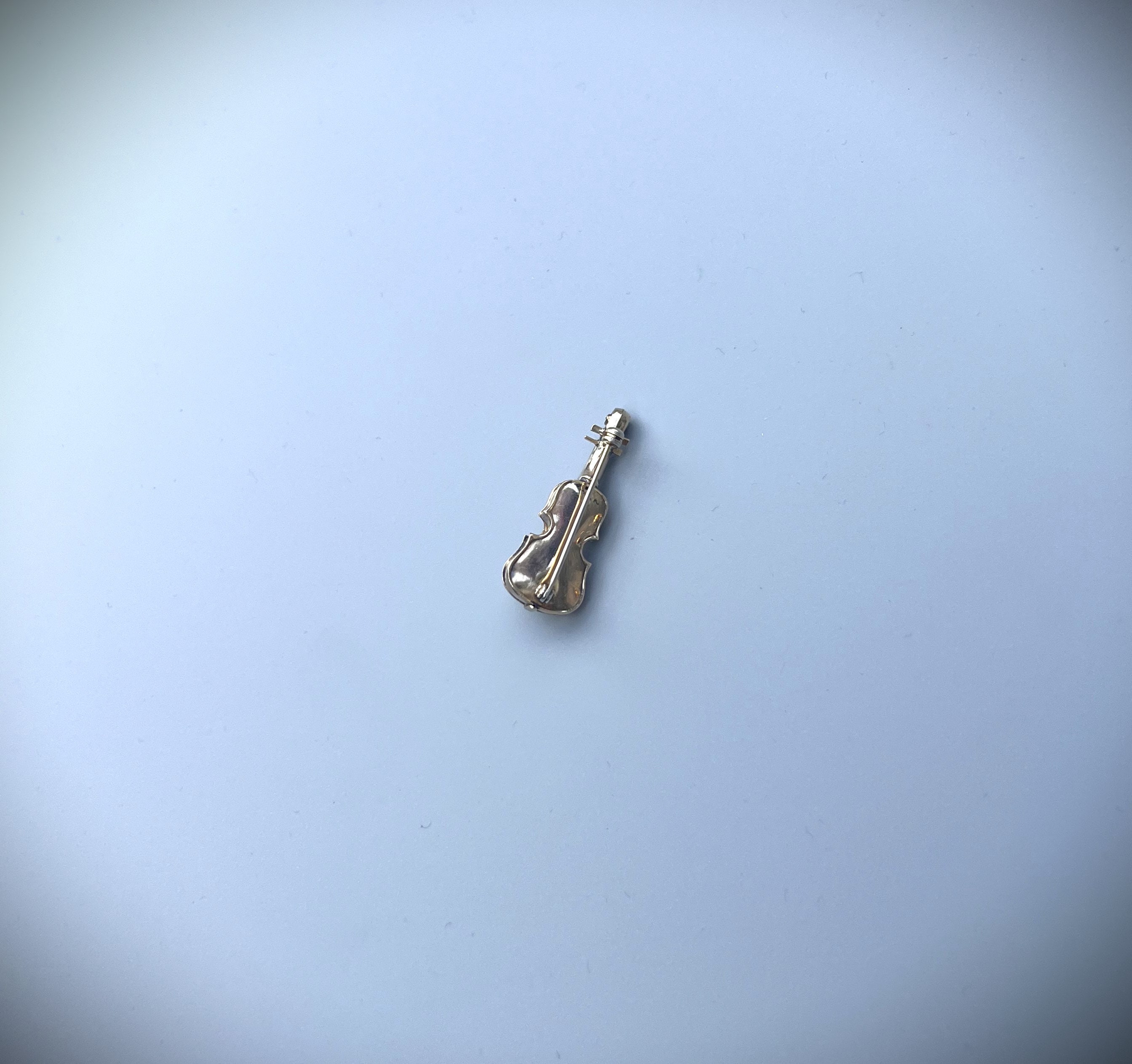 Unique Violin Pin Gold Toned - Etsy