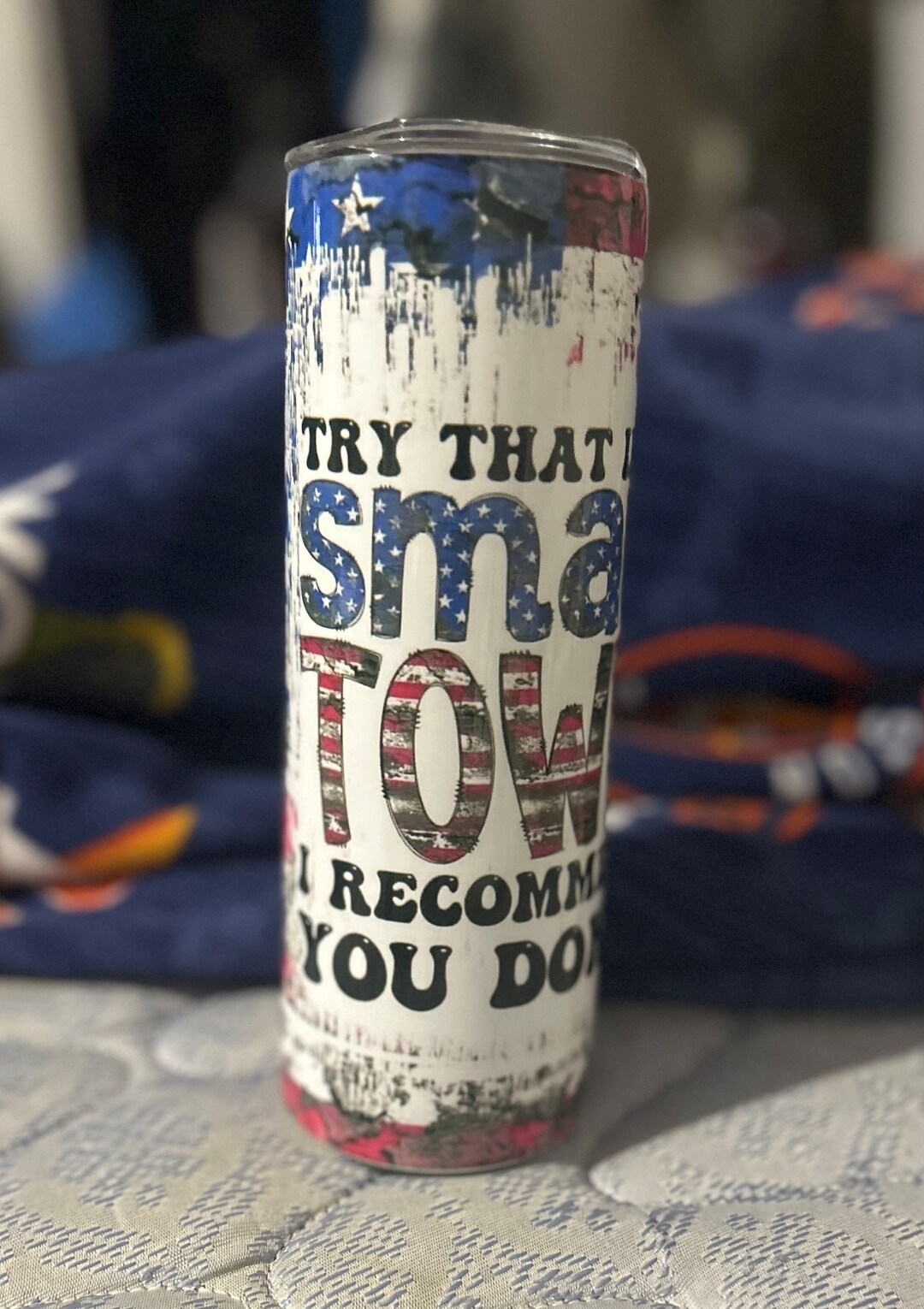 20 Oz Try in a Small Town Sublimation Tumbler - Etsy