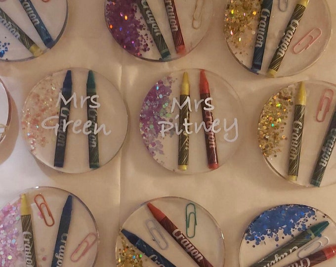 Resin Coaster, Teacher Gifts - Etsy
