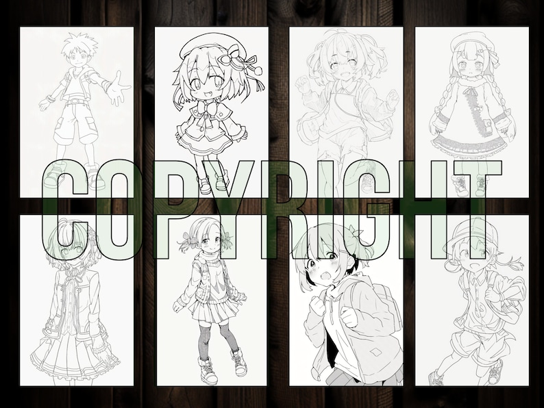 Anime Coloring Pages | Printable Coloring Book | 28 Anime Coloring ...