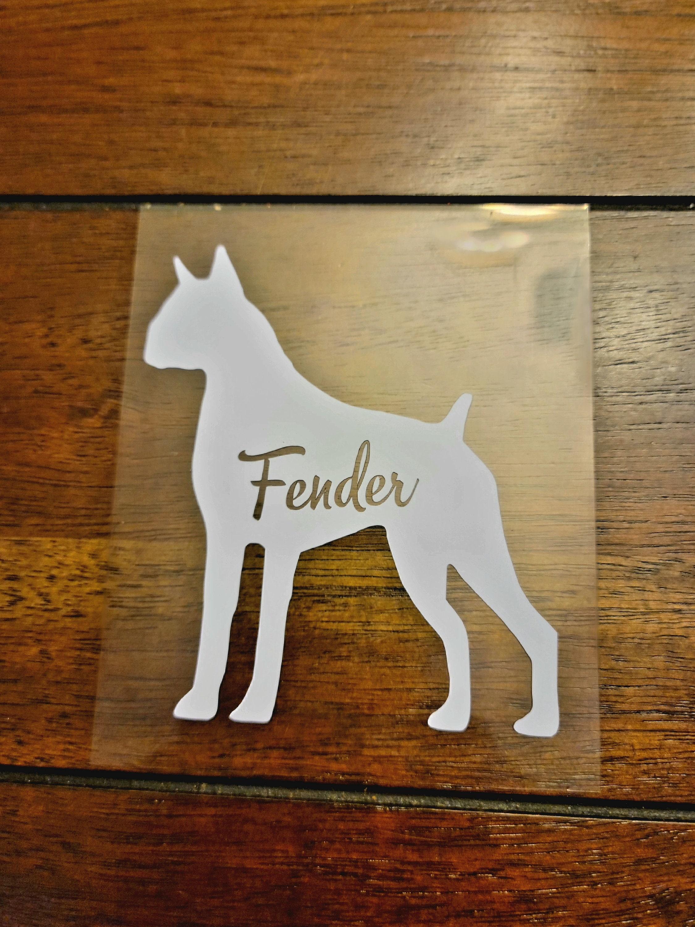 Dog With Name Decal Dog Breed Decal Dog Mom Decal Dog Dad - Etsy