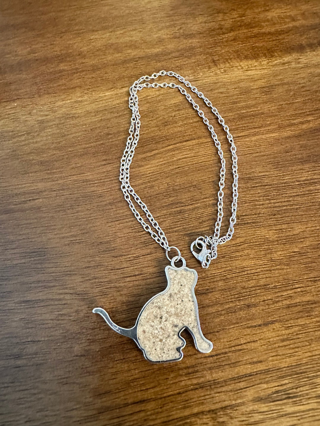 Cat Ashes Necklace, Cat Ashes Jewelry, Cat Memorial Gift, Cat Ashes ...