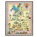 Vintage Pictorial Map - Adventures of Robin Hood and His Merry Men ...