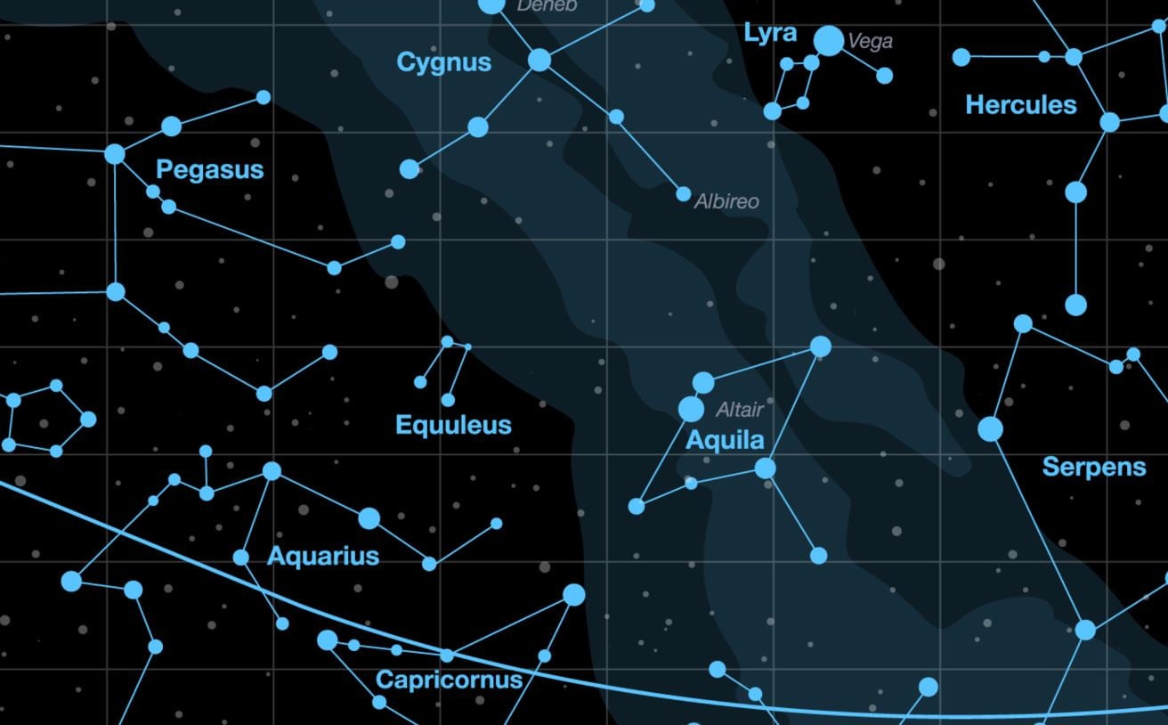 Highly Detailed Sky Maps With Star and Constellation Names | Canvas or ...