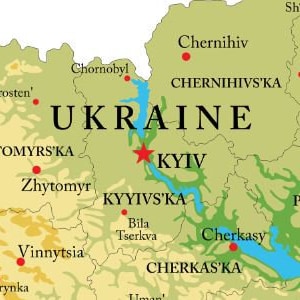 Ukraine Physical Geography Map: Canvas or Poster Print - Etsy
