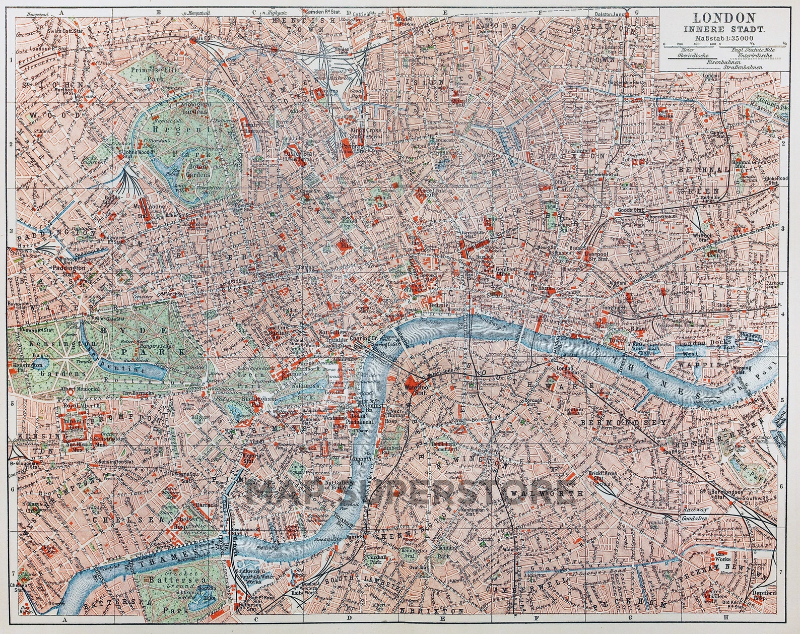 Detailed Map of London: Explore the Vibrant City Streets and Landmarks ...