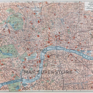 Detailed Map of London: Explore the Vibrant City Streets and Landmarks ...