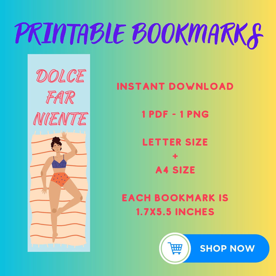 Printable Bookmarks | Summer Bookmarks | Bookmarks for Students ...