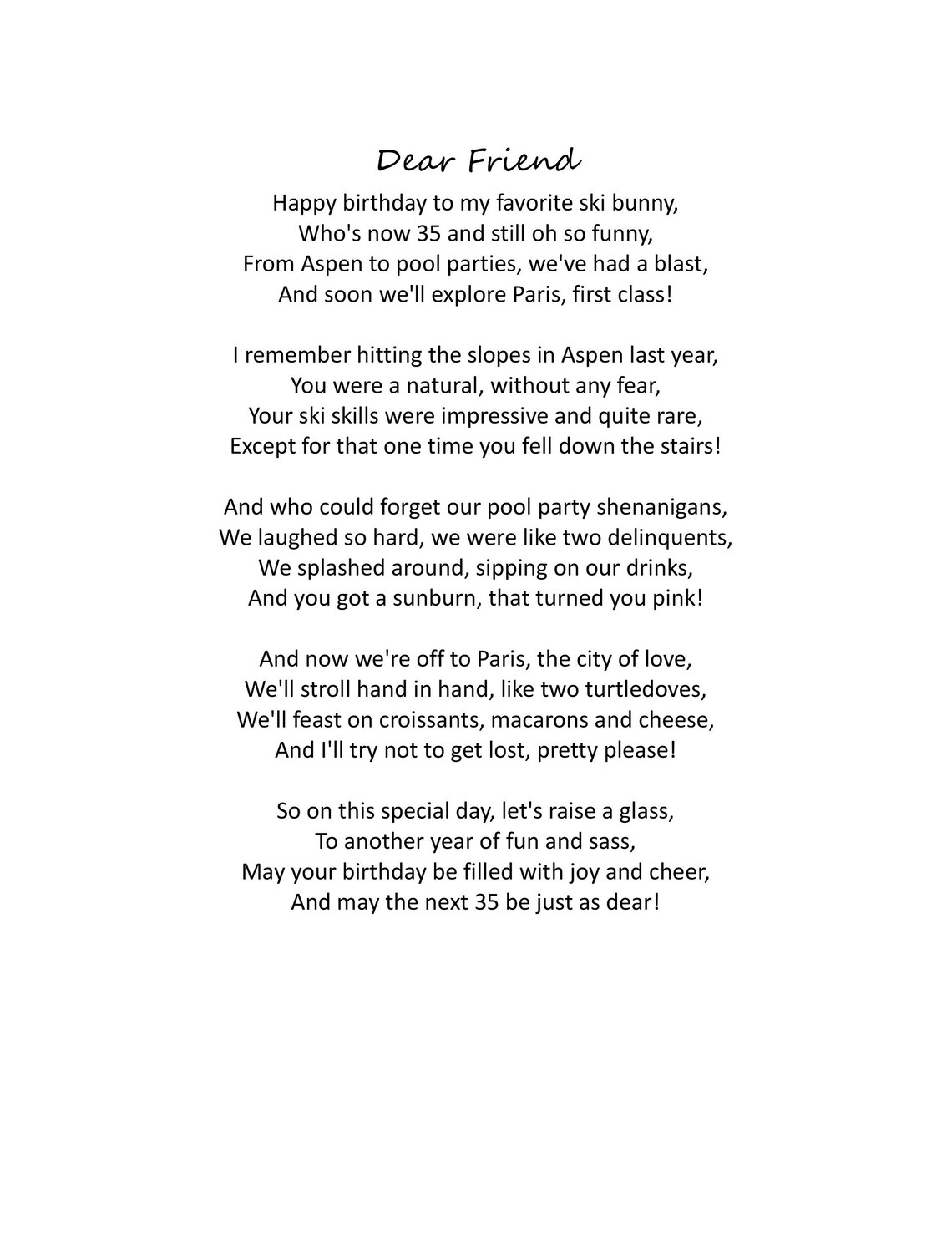 Personalized Poems for Every Occasion - Etsy