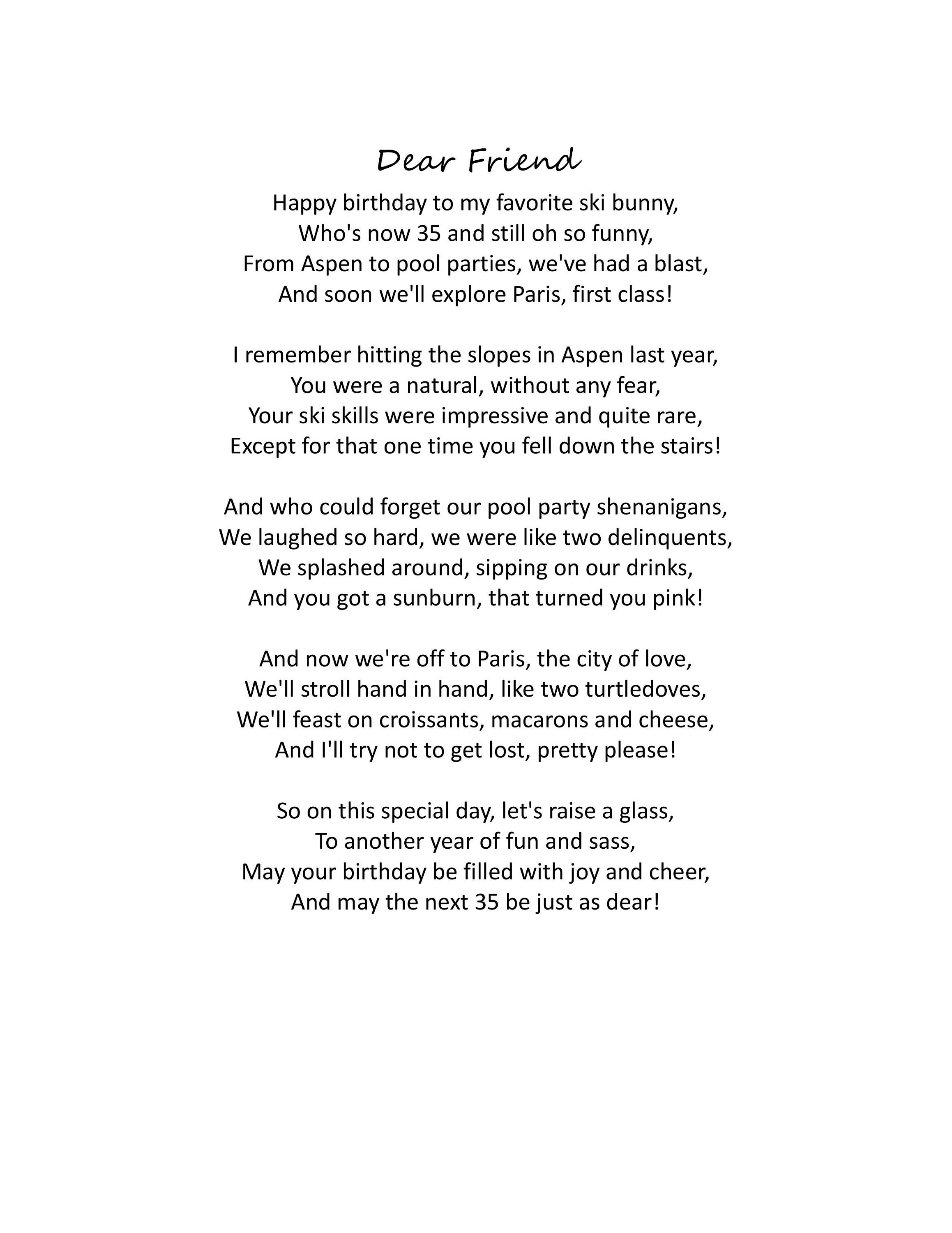 Personalized Poems for Every Occasion - Etsy