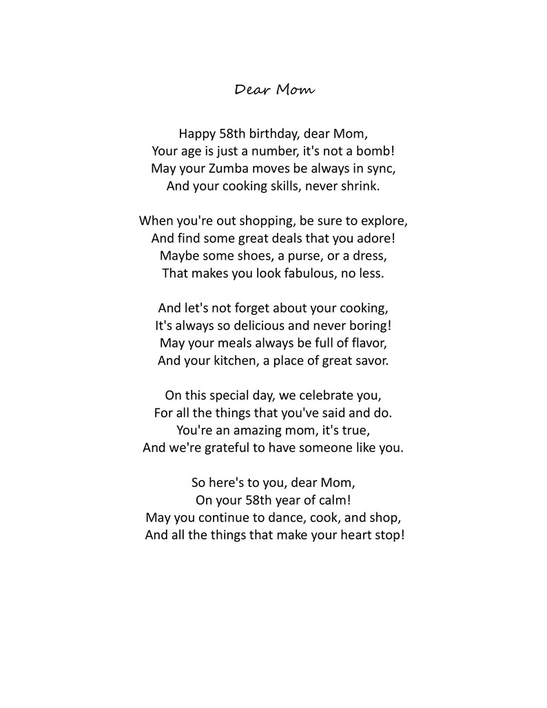 Personalized Poems for Every Occasion - Etsy