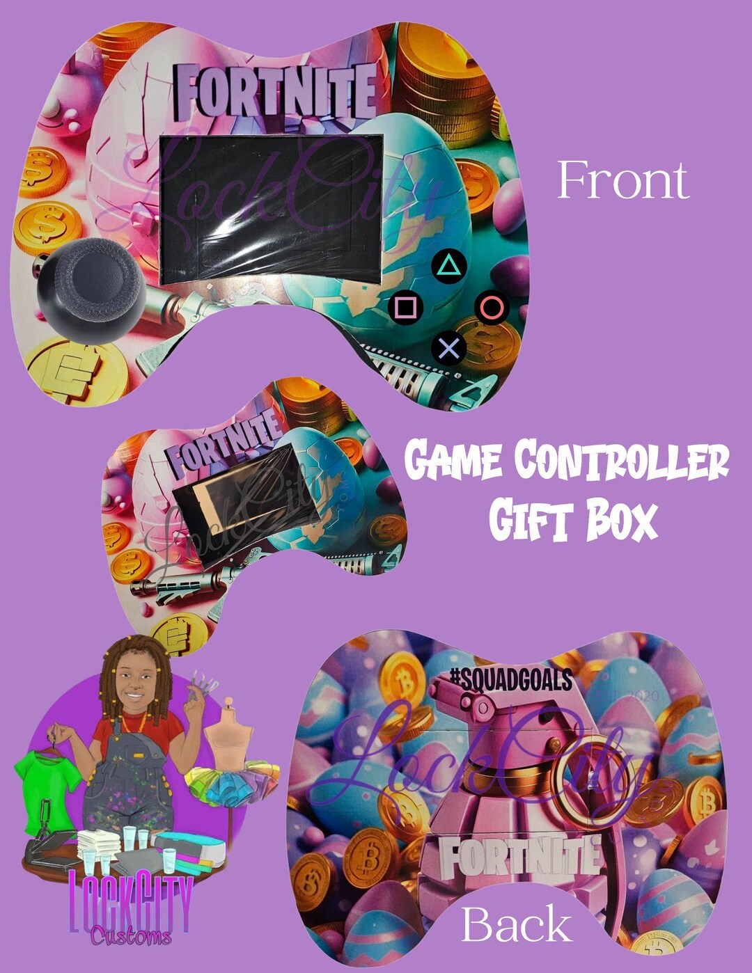 Game Controller Gift Box | Vending Machines | DIY Foam Board Gift Boxes ...