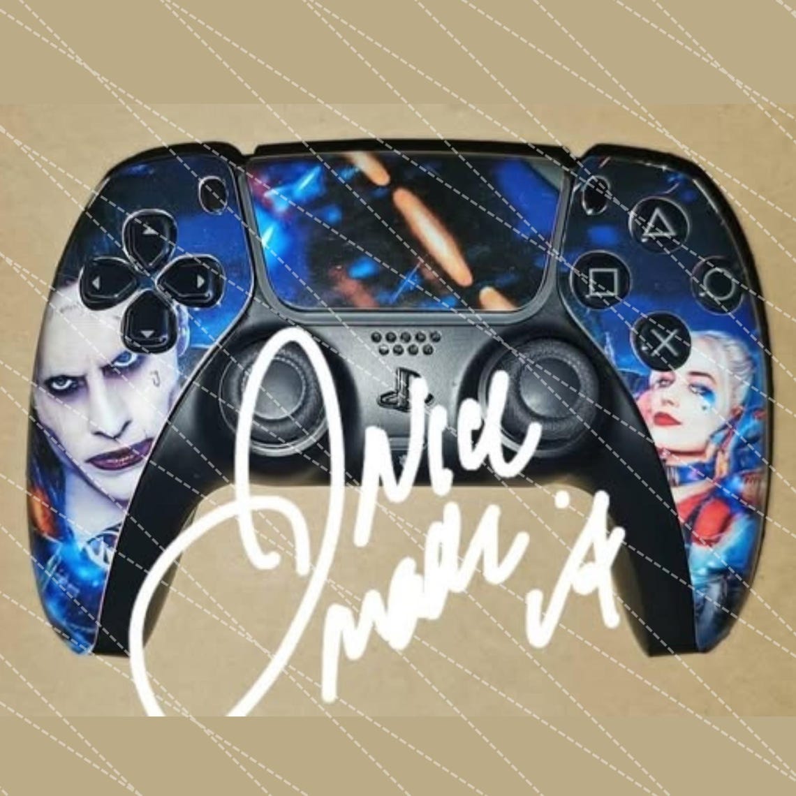 PS5 Controller Editable Skin| PS5 Controller Wrap| PS5 Controller Digital SVG| Skin Cut Template ...