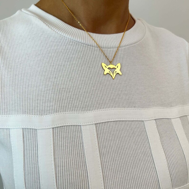 Fox Jewelry for Women, Fox Necklace Kids, Fox Lover Gift, Silver Fox ...