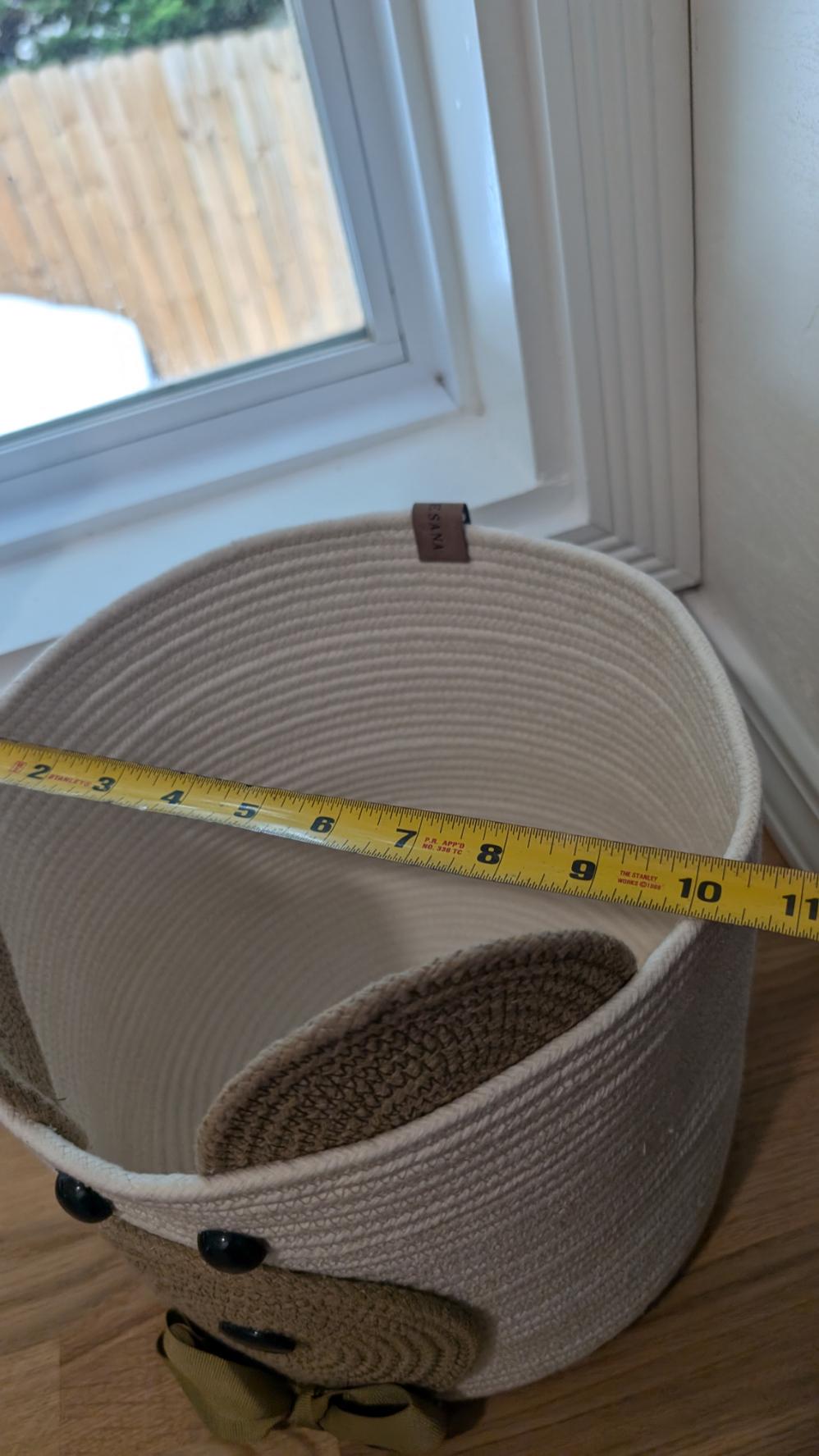 Set of 3 Baskets, Christmas, Cotton Rope, Handmade - Etsy