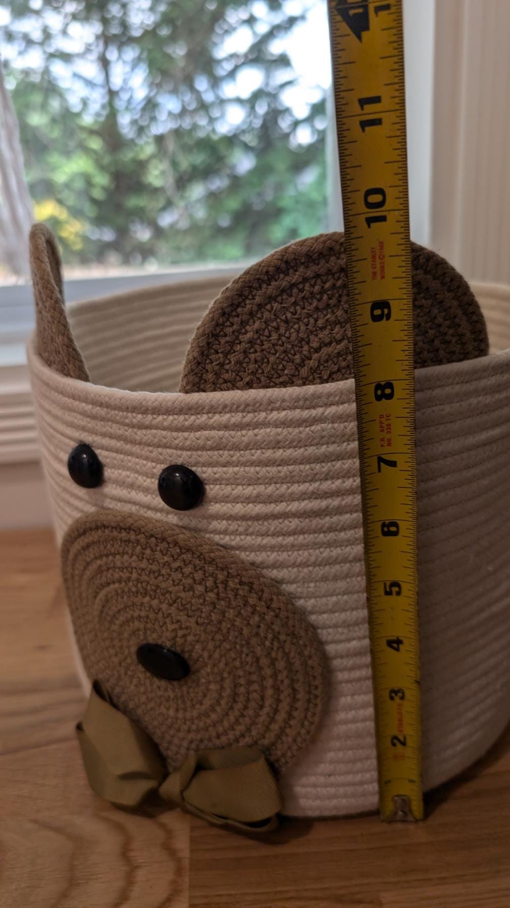 Set of 3 Baskets, Christmas, Cotton Rope, Handmade - Etsy