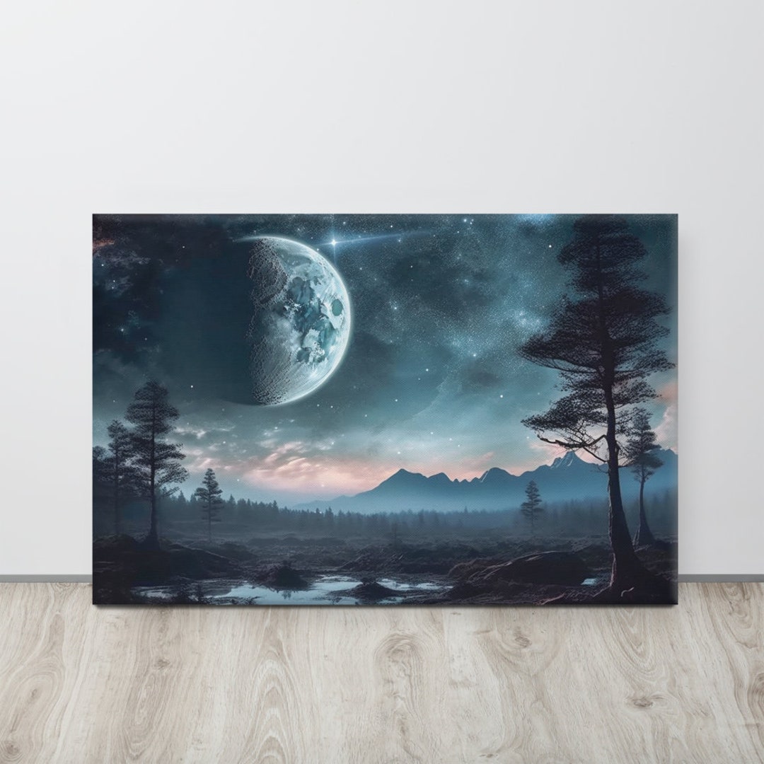 Moonlight Shadow | Wall Art - Etsy