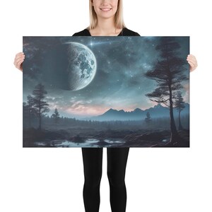 Moonlight Shadow | Wall Art - Etsy