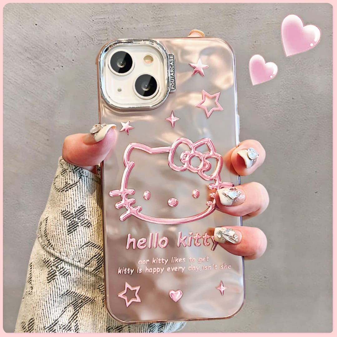 Cartoon Cute Couple Kawaii Hello Kitty Cat Advanced Mirror - Etsy Australia