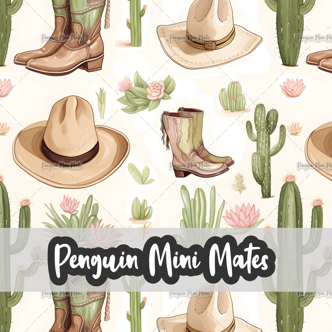 Western Seamless Pattern, Cowboy Boots Repeating Pattern, Repeating ...