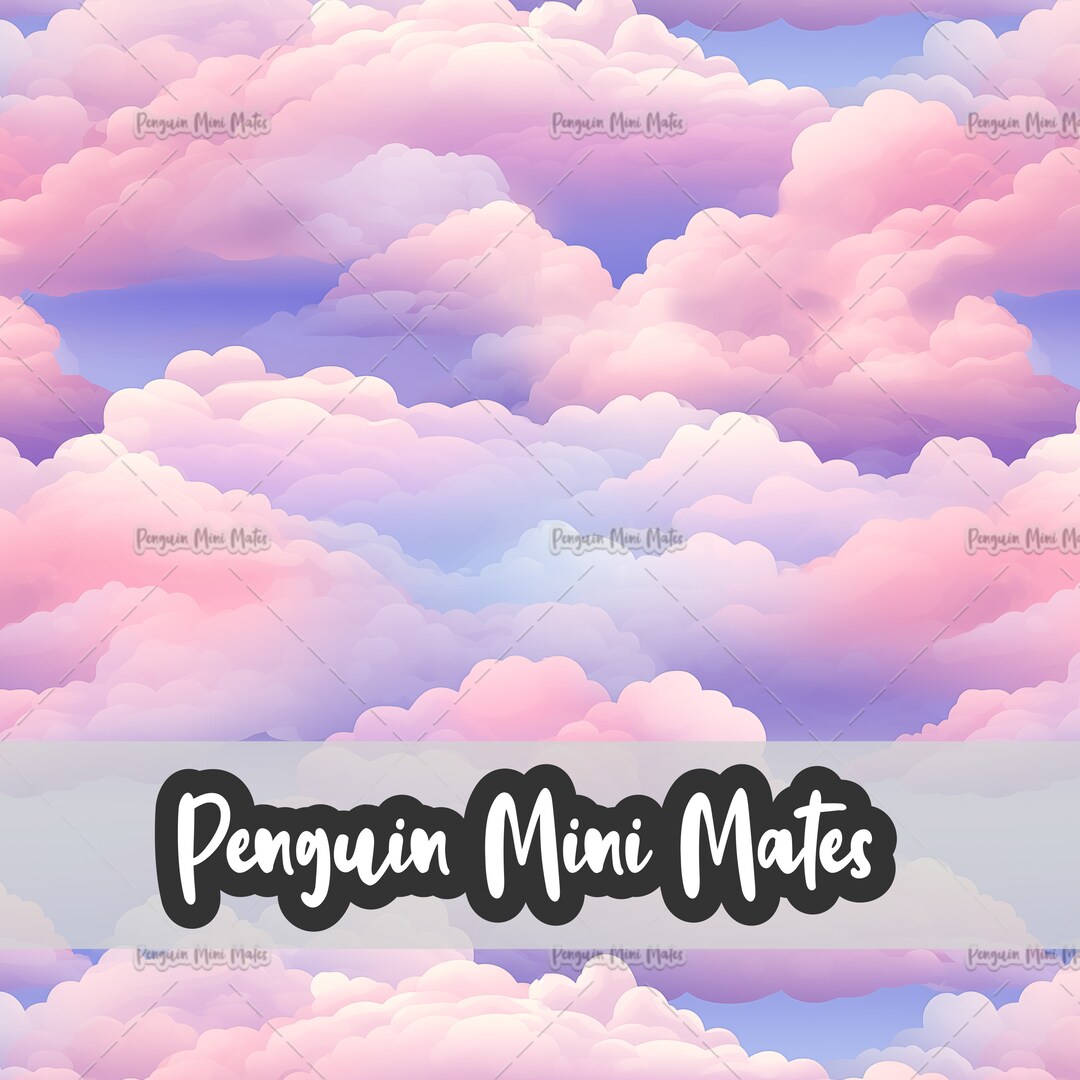 Cloud Seamless Pattern, Rainbow Seamless Pattern, Rainbow Clouds ...