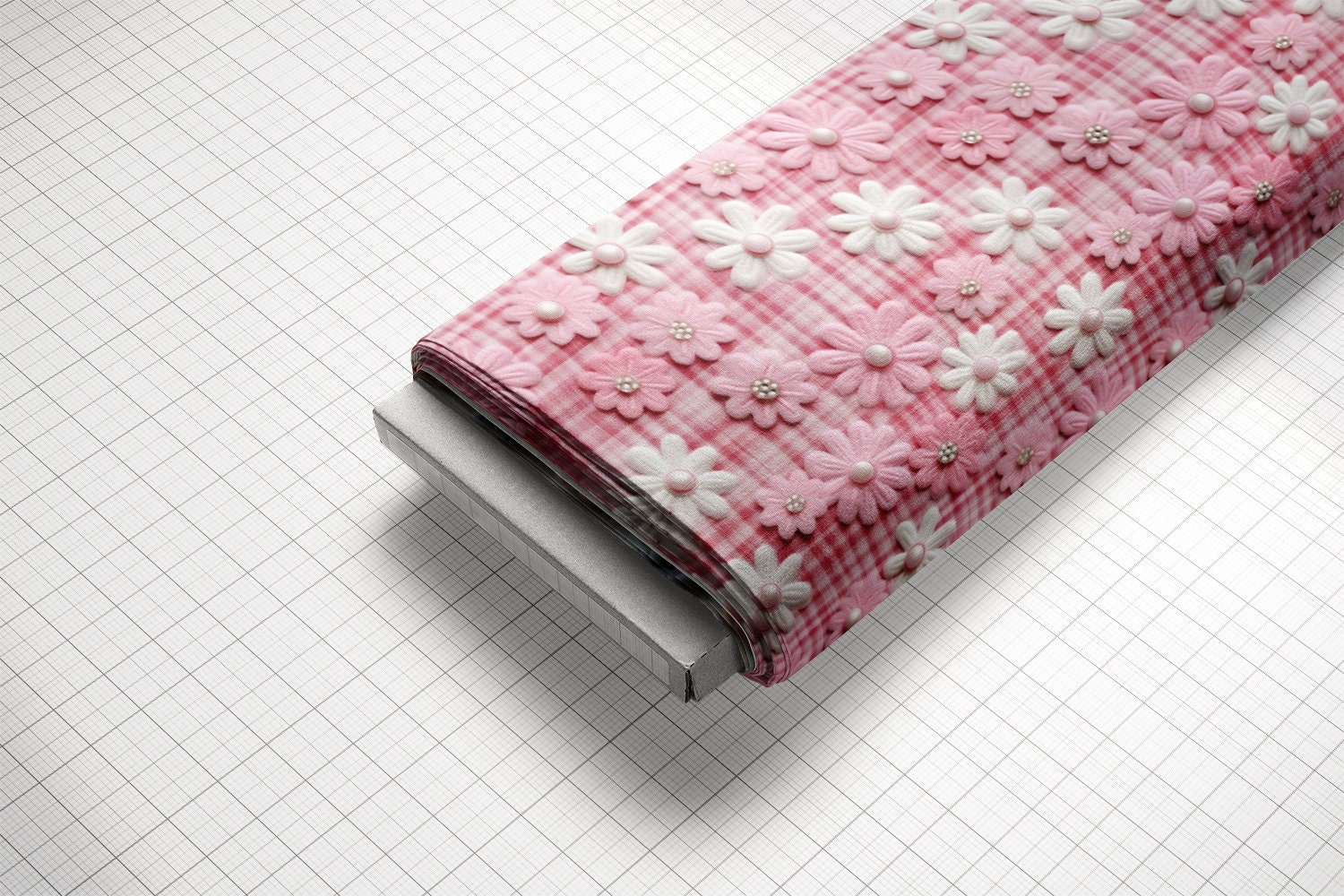 Pink Daisy Seamless Pattern, Girly Repeating Pattern, Floral Seamless ...