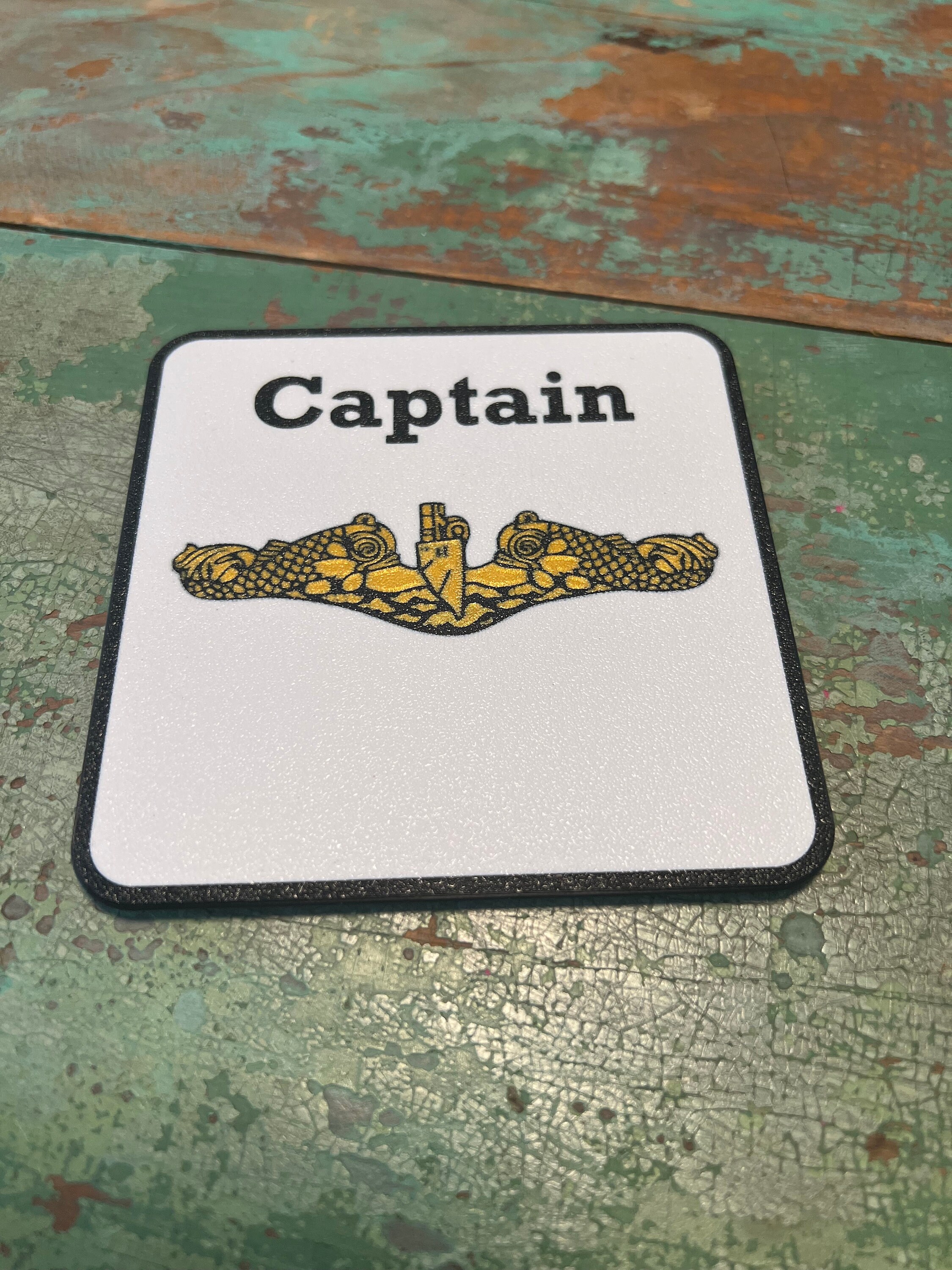 Personalized US Navy Submarine Pin Coaster - Etsy