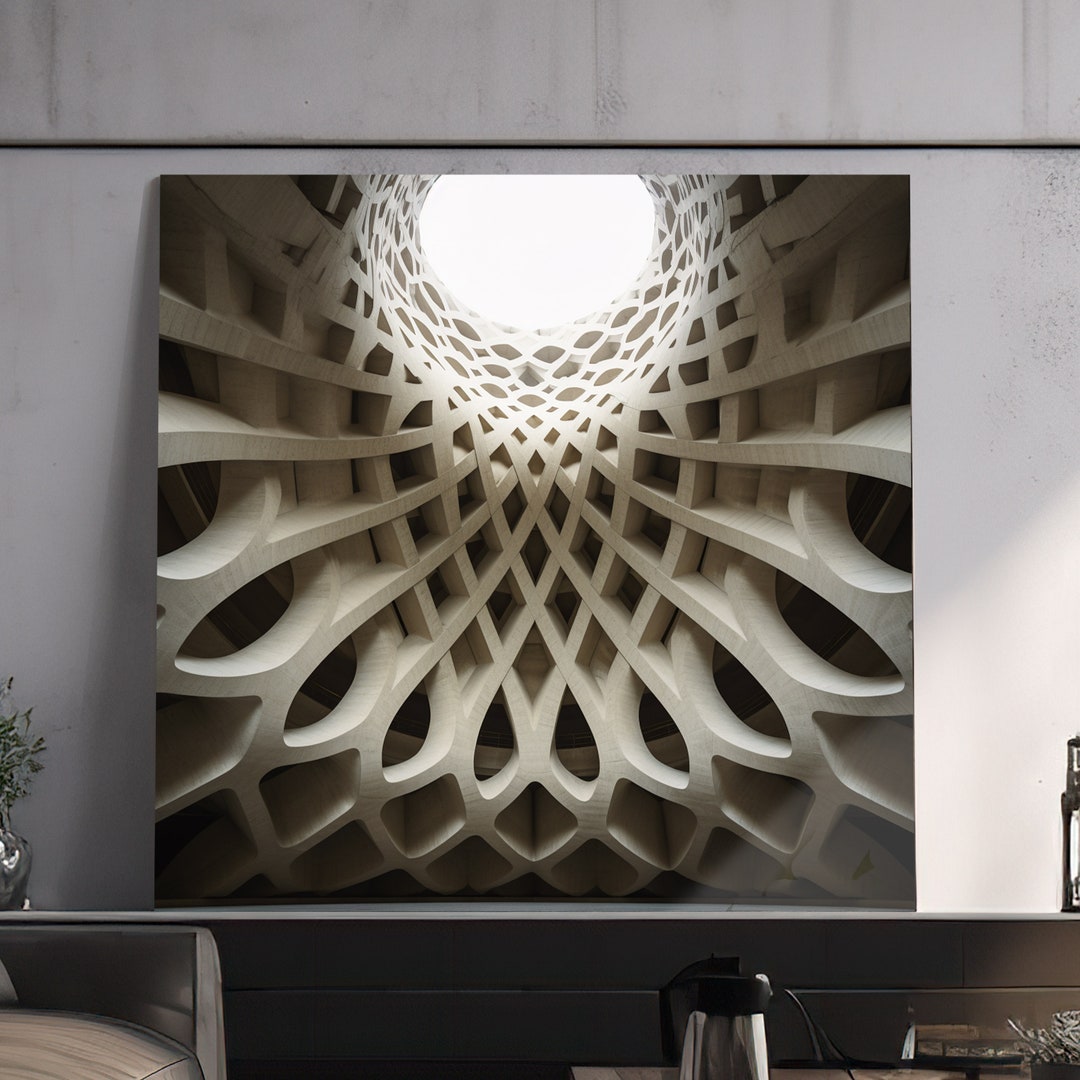 Art Parametric Architecture Pattern 3d Digital Art Framework - Etsy