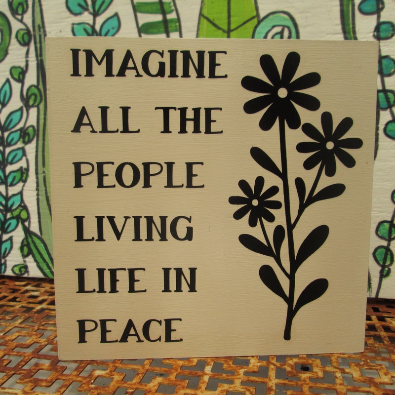 Imagine Peace - Etsy