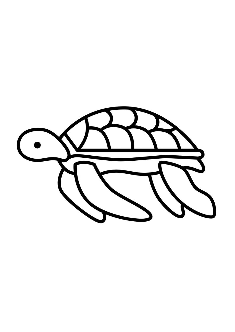 Adorable Gender Neutral Coloring Pages for Toddlers - Etsy