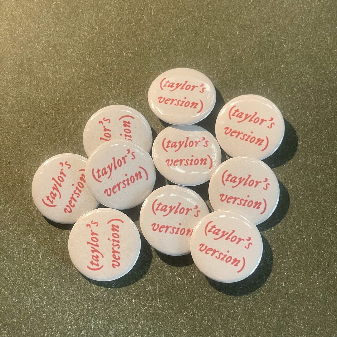 Taylor's Version Pins / Badges diameter 25 Mm - Etsy