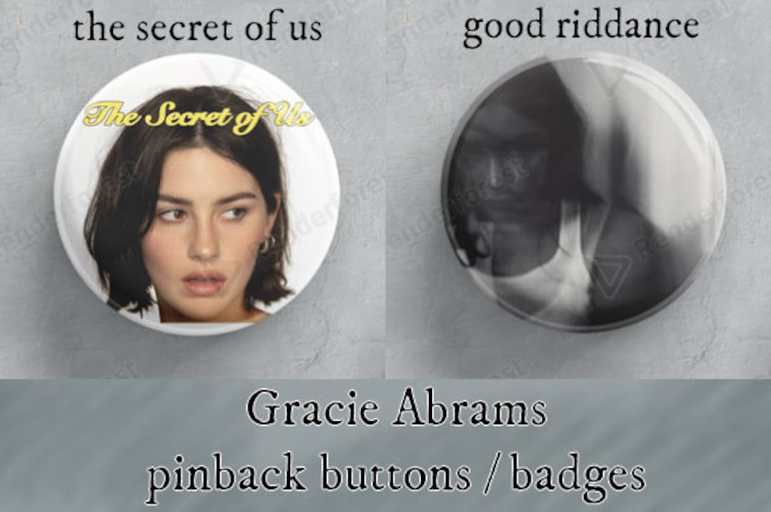 Gracie Abrams Discography Album Covers Pinback Buttons / Badges 25 Mm ...