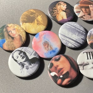 Eras / Albums Pins / Badges diameter 37 Mm - Etsy