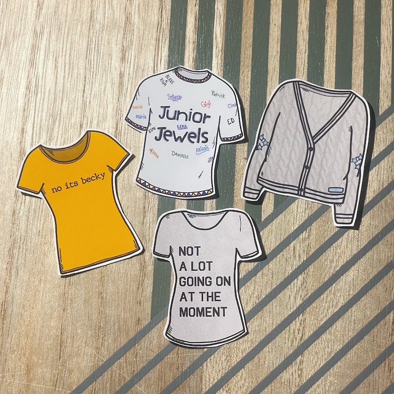Taylor's Iconic Outfits Stickers - Etsy